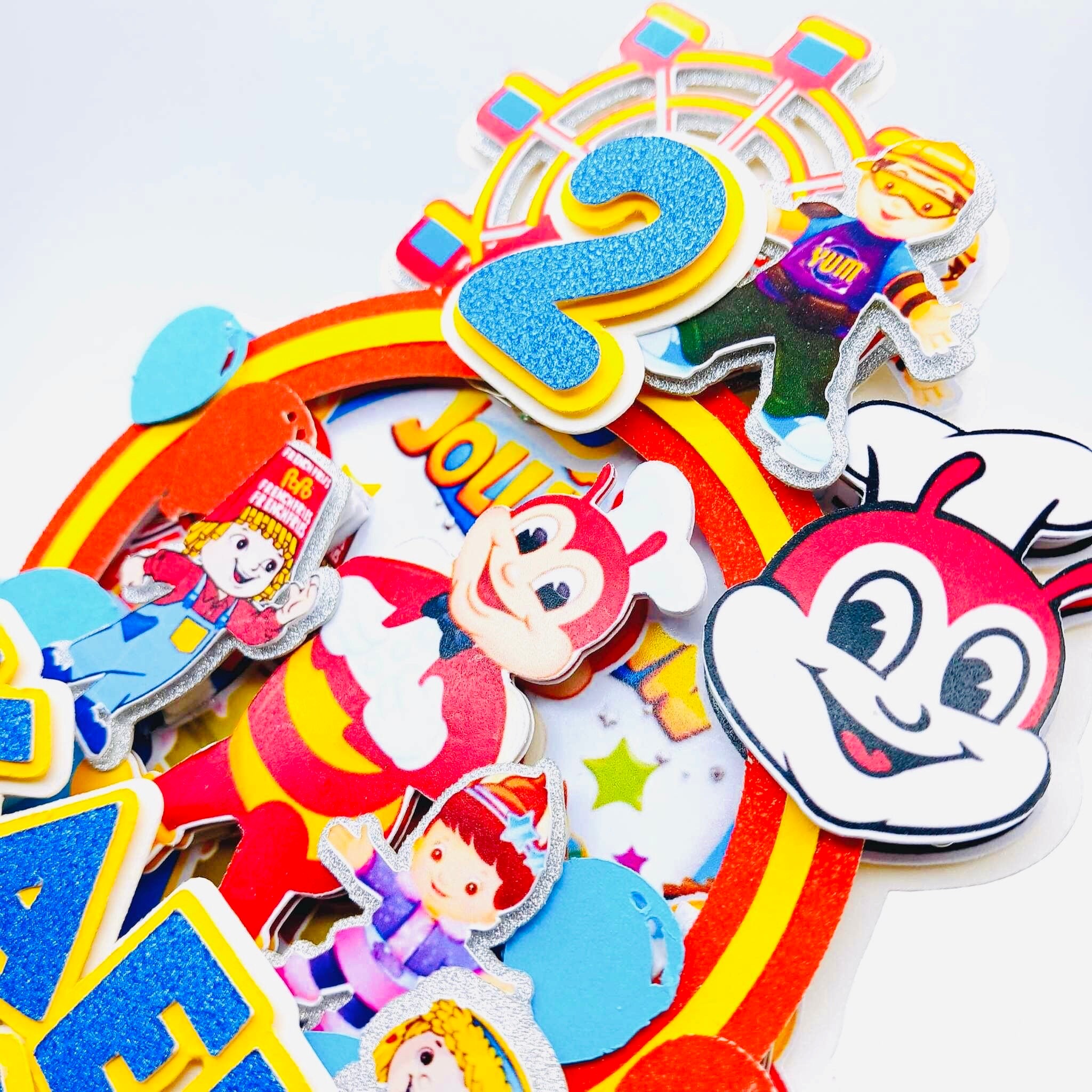 Jollibee Birthday Party Cake Topper: Customizable Filipino Theme - Etsy