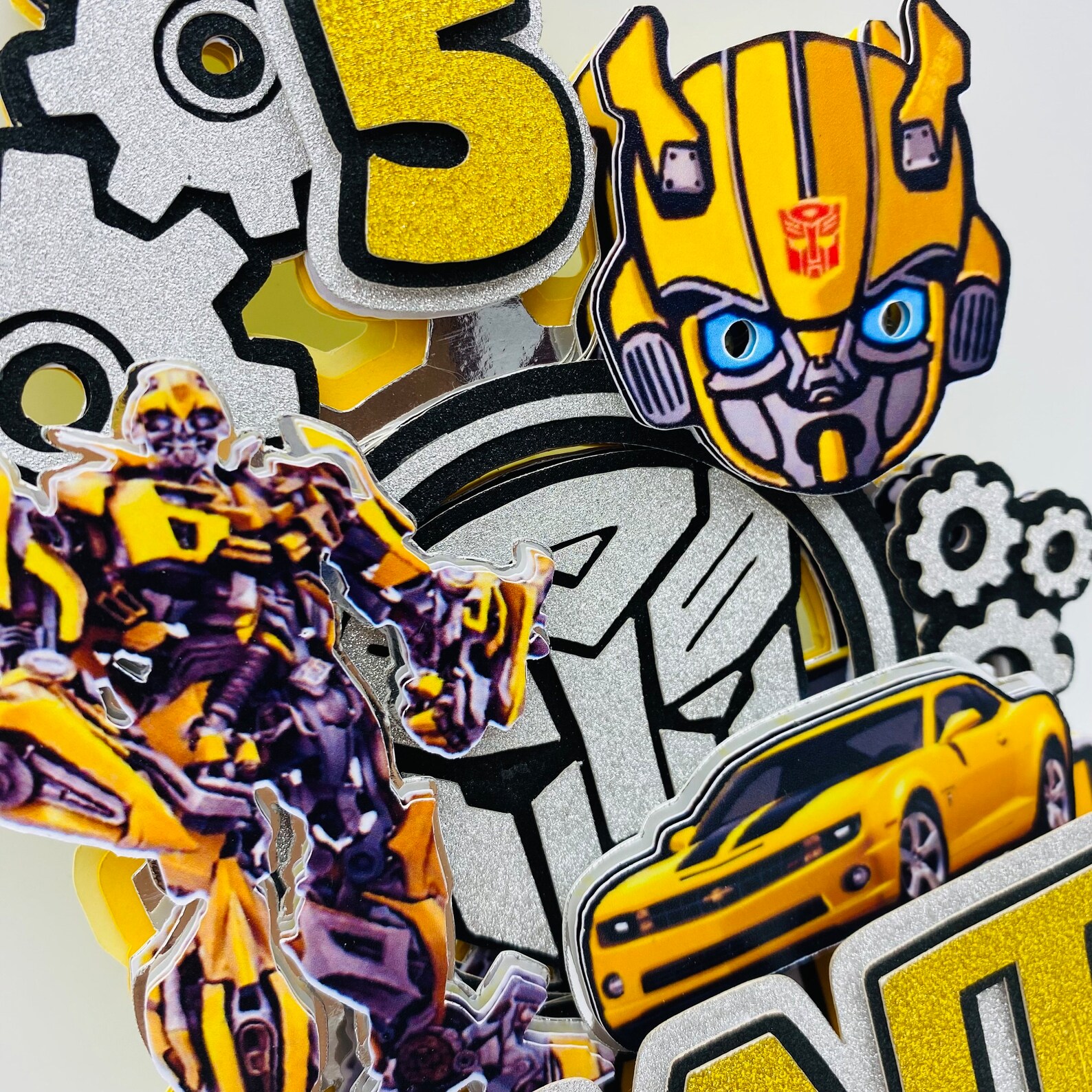 Bumblebee 3D Cake Topper | Transformers Birthday Party Essential # ...