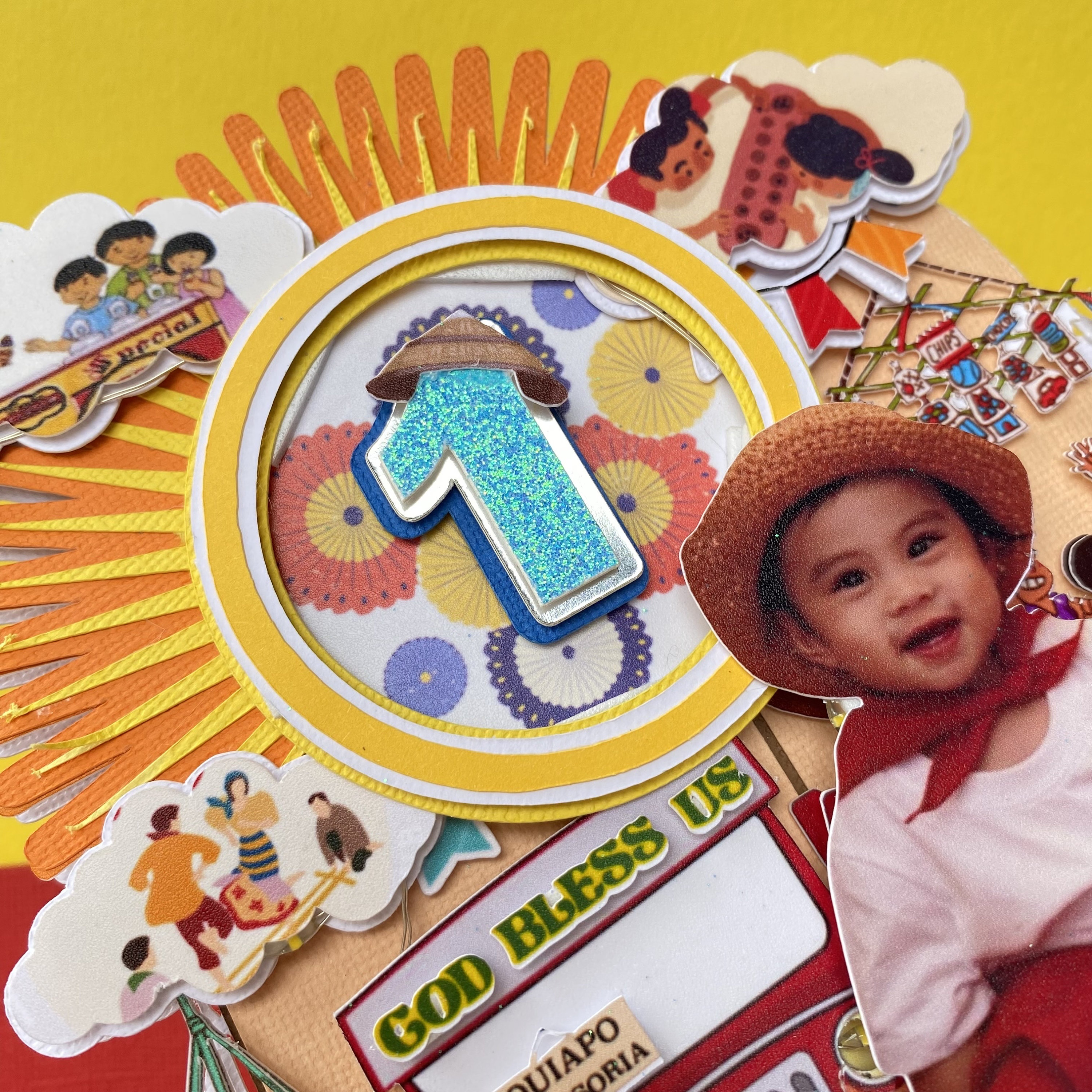 Custom Pinoy Barrio Fiesta 3D Cake Topper With Lights - Etsy