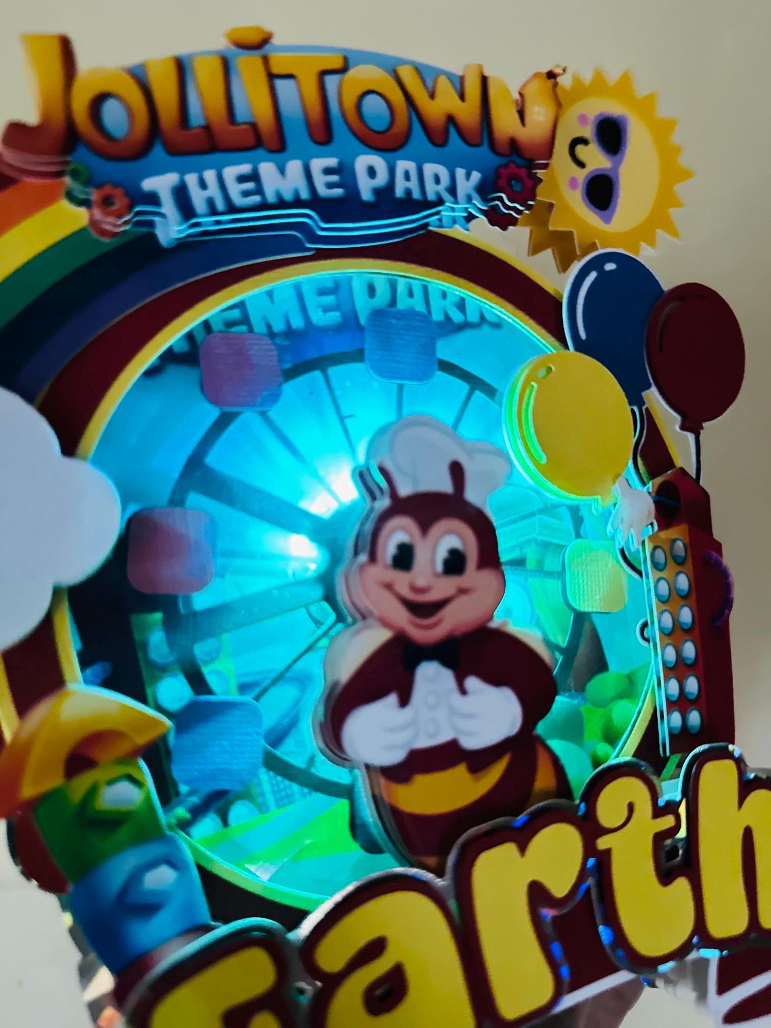 Customized Jollibee 3D Cake Topper | Filipino Theme Jolli Kids Party ...