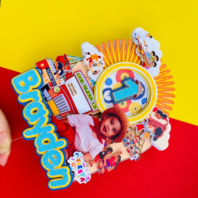 Custom Pinoy Barrio Fiesta 3D Cake Topper With Lights - Etsy