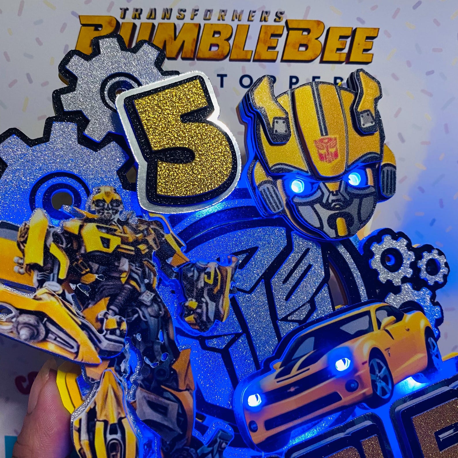 Bumblebee 3D Cake Topper | Transformers Birthday Party Essential # ...