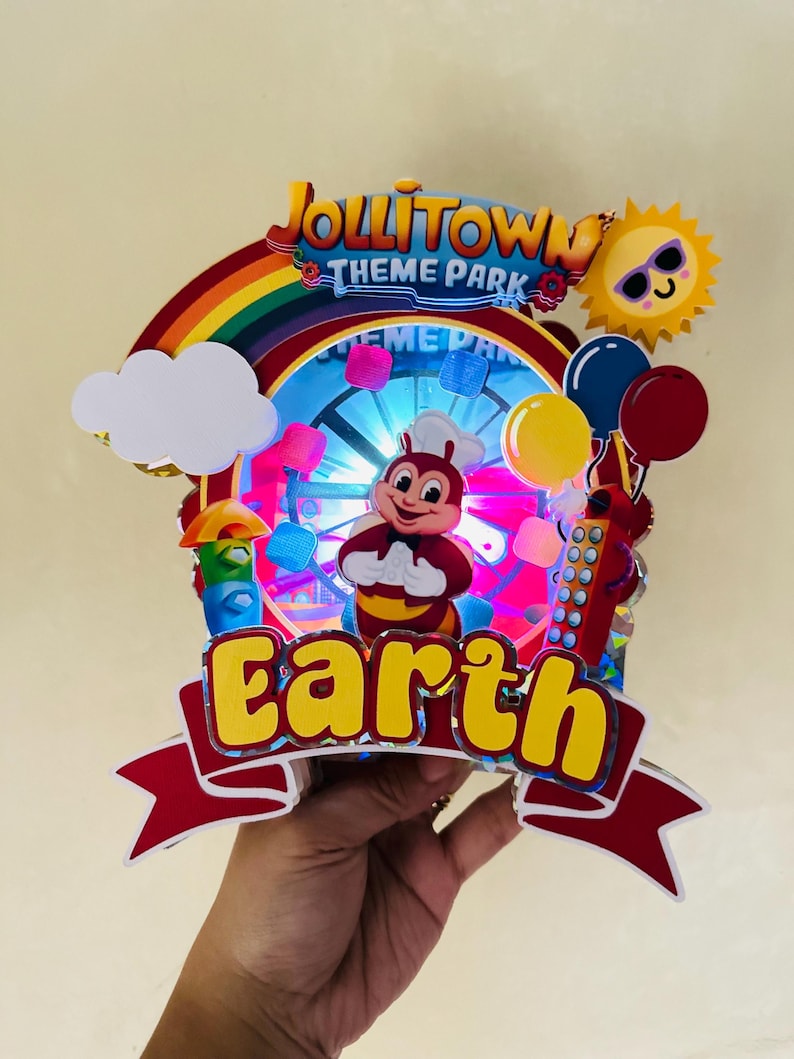 Custom Jollibee 3D Cake Topper: Filipino Kids Party Decor | Get This ...