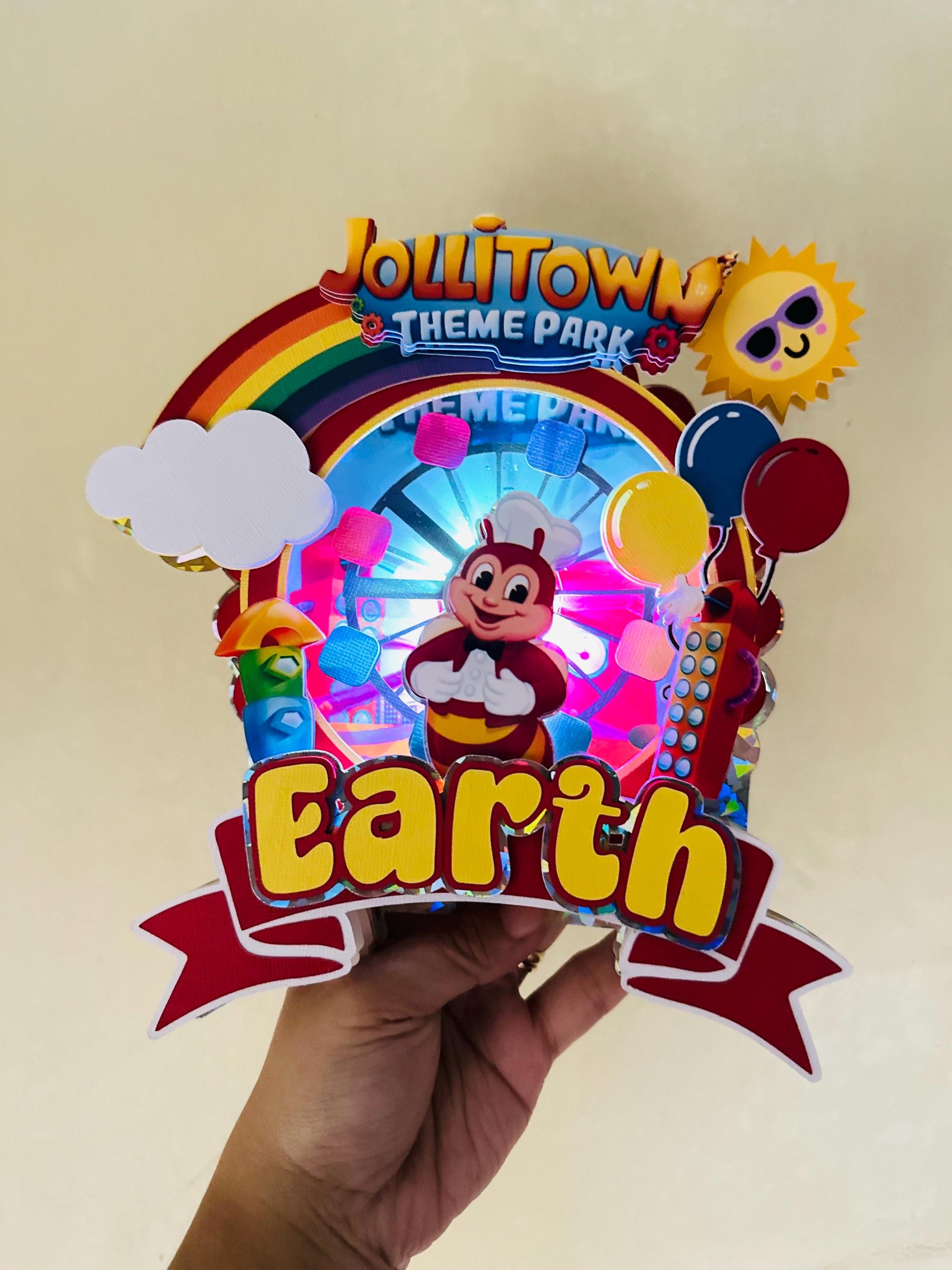 Customized Jollibee 3D Cake Topper | Filipino Theme Jolli Kids Party ...