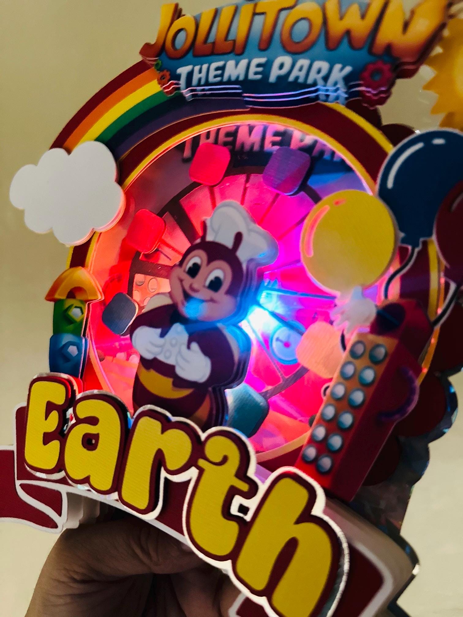 Customized Jollibee 3D Cake Topper | Filipino Theme Jolli Kids Party ...