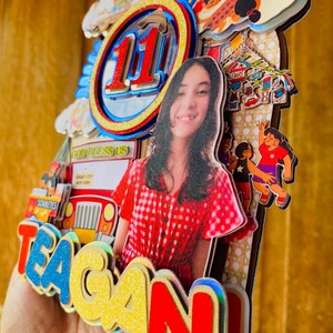 Custom Pinoy Barrio Fiesta 3D Cake Topper With Lights - Etsy