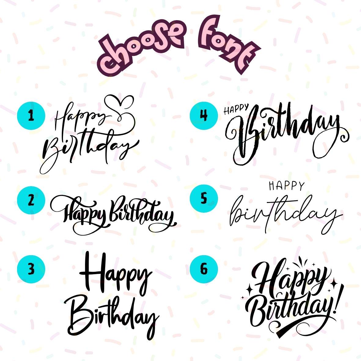 Custom Acrylic Light-up Cake Topper –personalized Dedication for ...