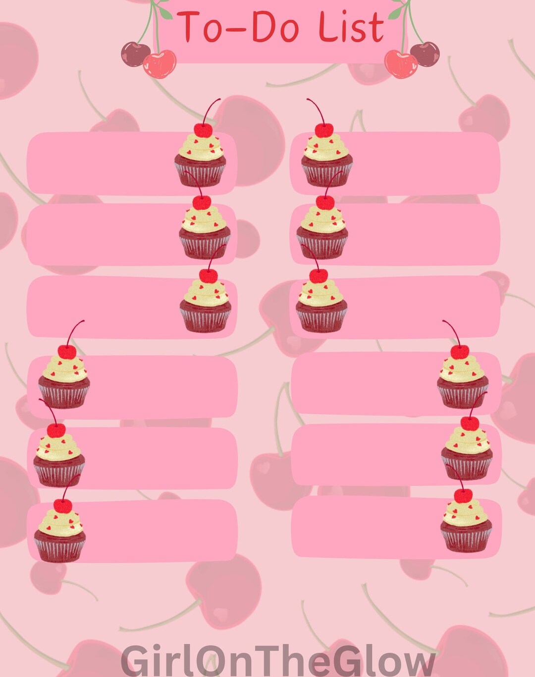 Black Forest Cake To-do Lists, Digital To-do Lists, Sweets-themed To-do ...