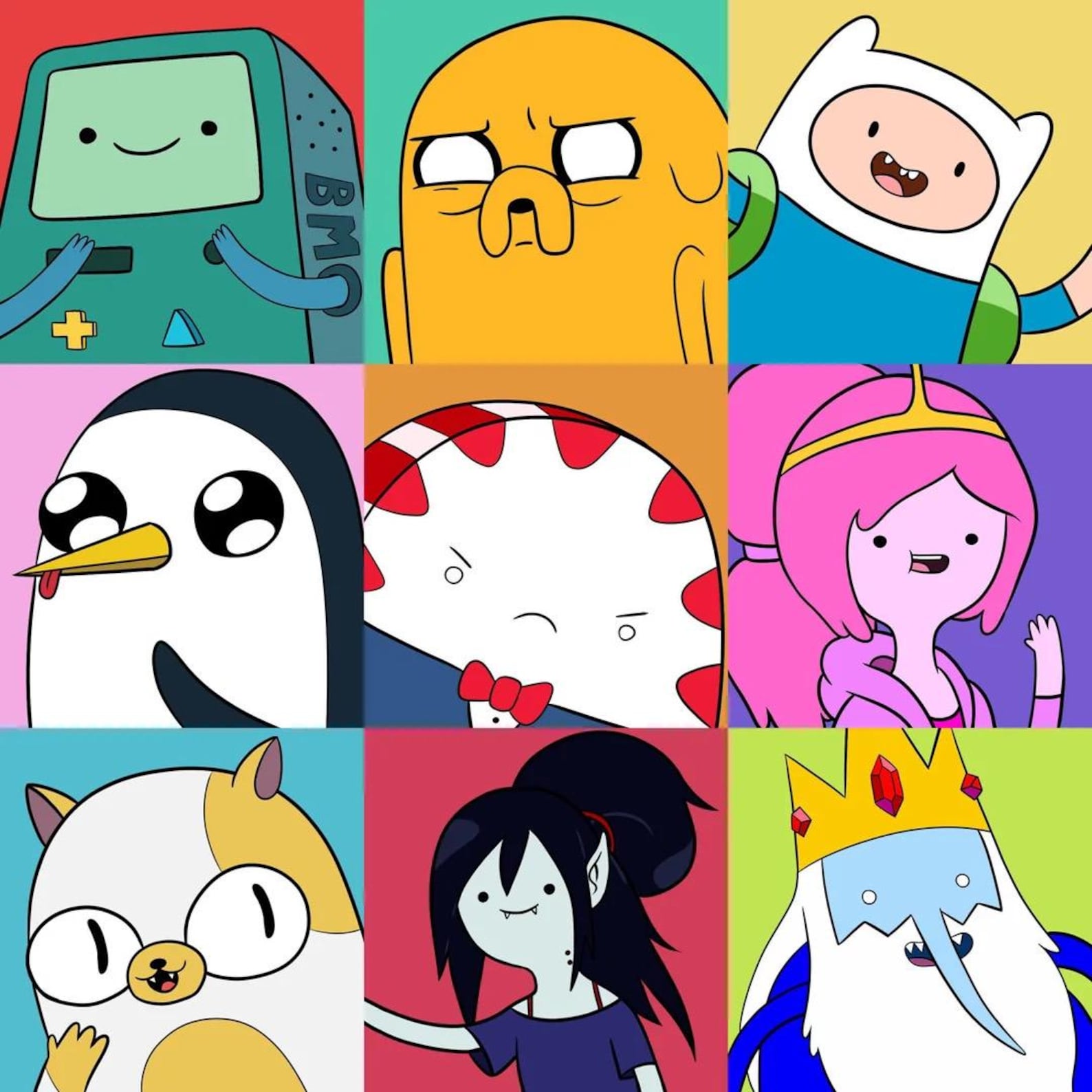 Adventure Time Editable Digital Clipart - Etsy
