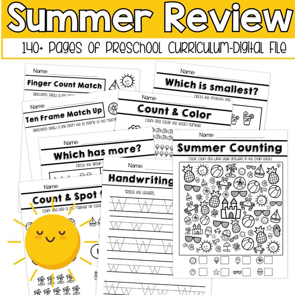 Preschool Curriculum - Etsy