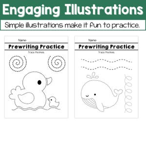 Line Tracing Letter Tracing Preschool ABC Alphabet Writing Toddler Busy ...