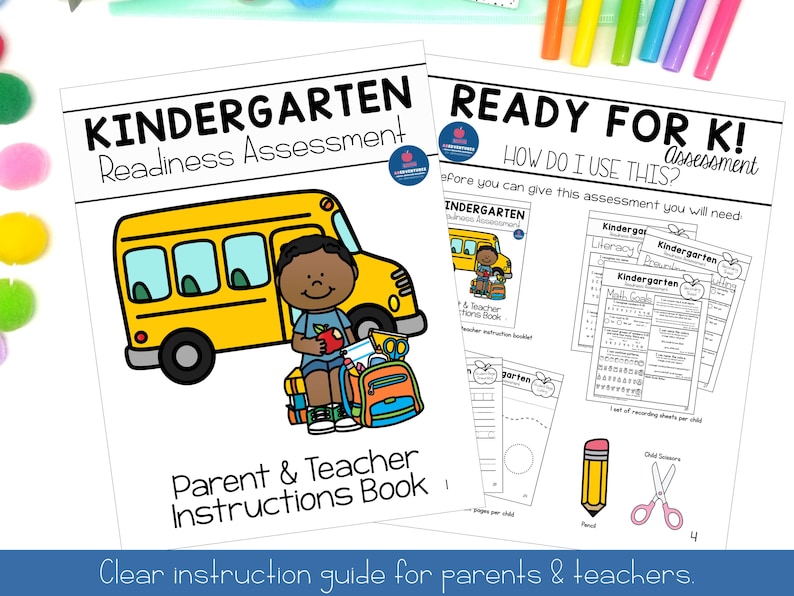 Kindergarten Readiness Assessment: Preschool Skills Test and Checklist ...