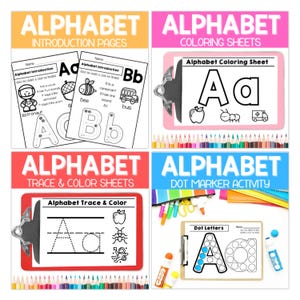 Letter of the Week Activity Bundle, Alphabet Letter of the Week ...