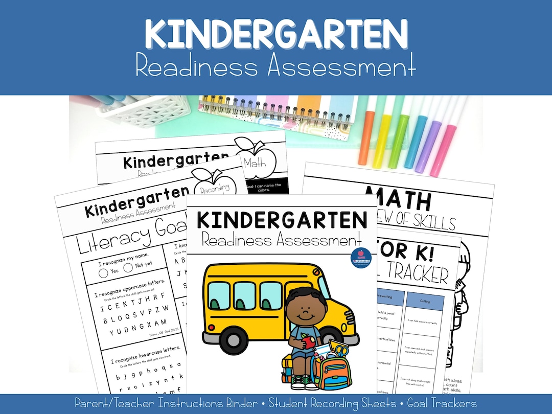 Kindergarten Readiness Assessment: Preschool Skills Test and Checklist ...