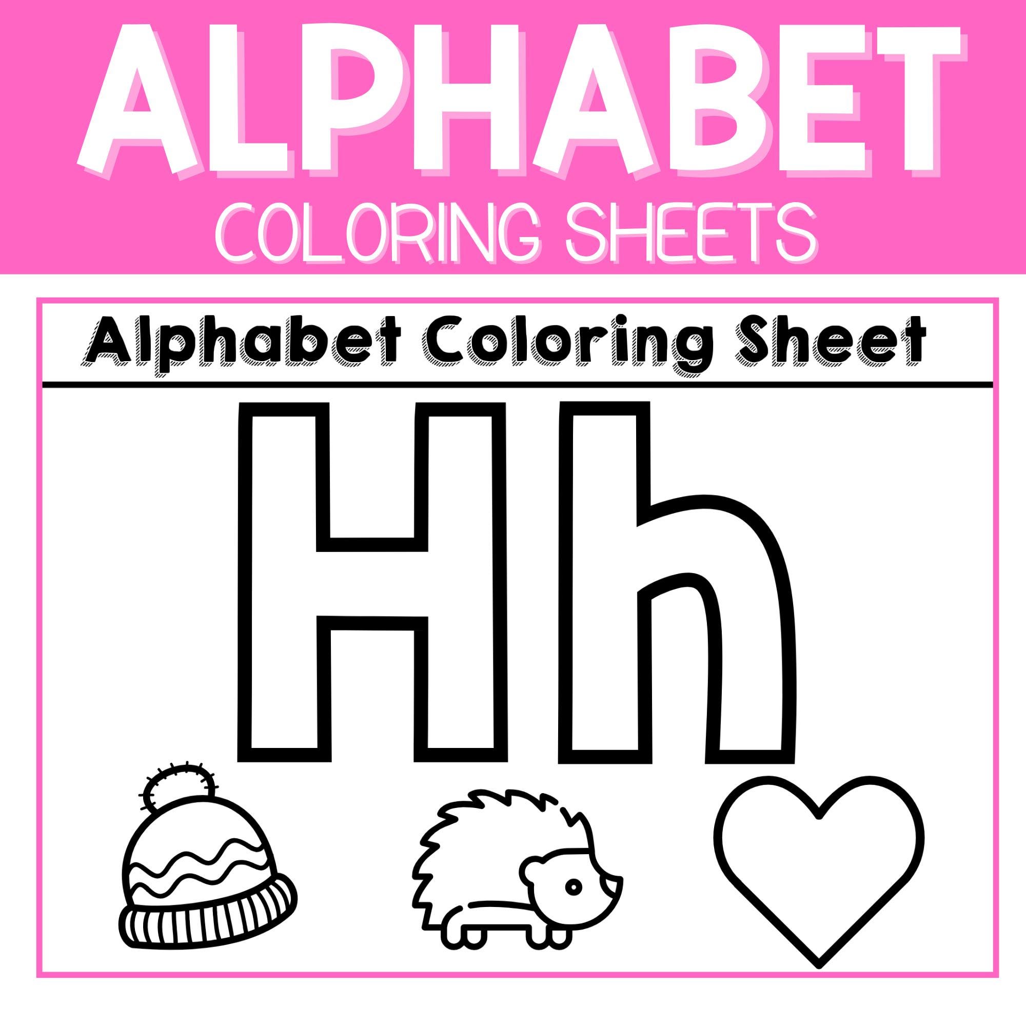 ABC Coloring Pages, Alphabet Letter of the Week, Kindergarten ...