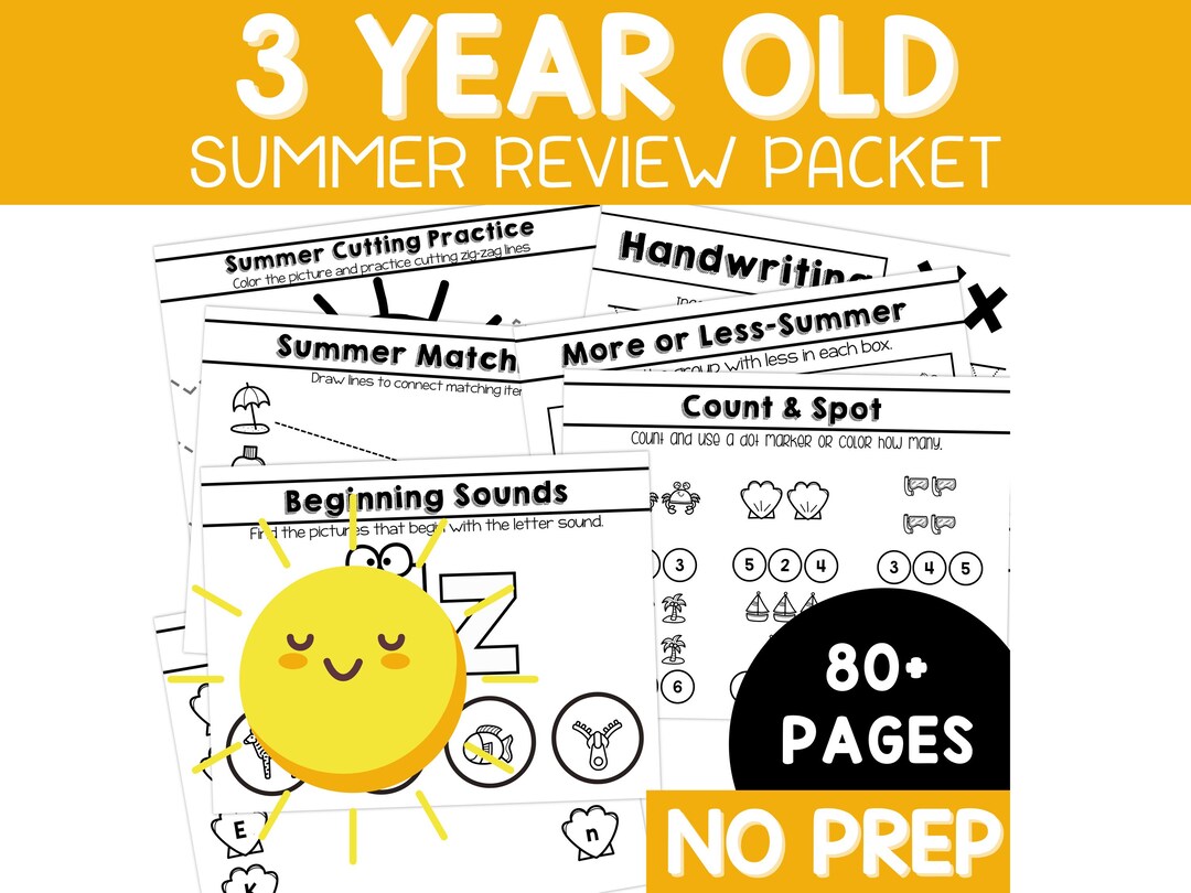 Summer Pre-k Age 3 Curriculum, Preschool Curriculum, Summer Learning ...