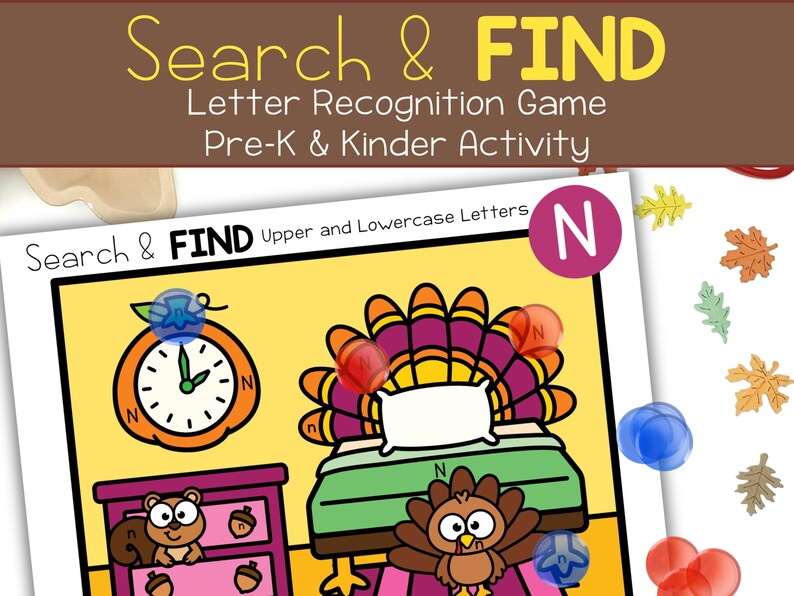Preschool Thanksgiving Activities Bundle: Low Prep Centers for November ...