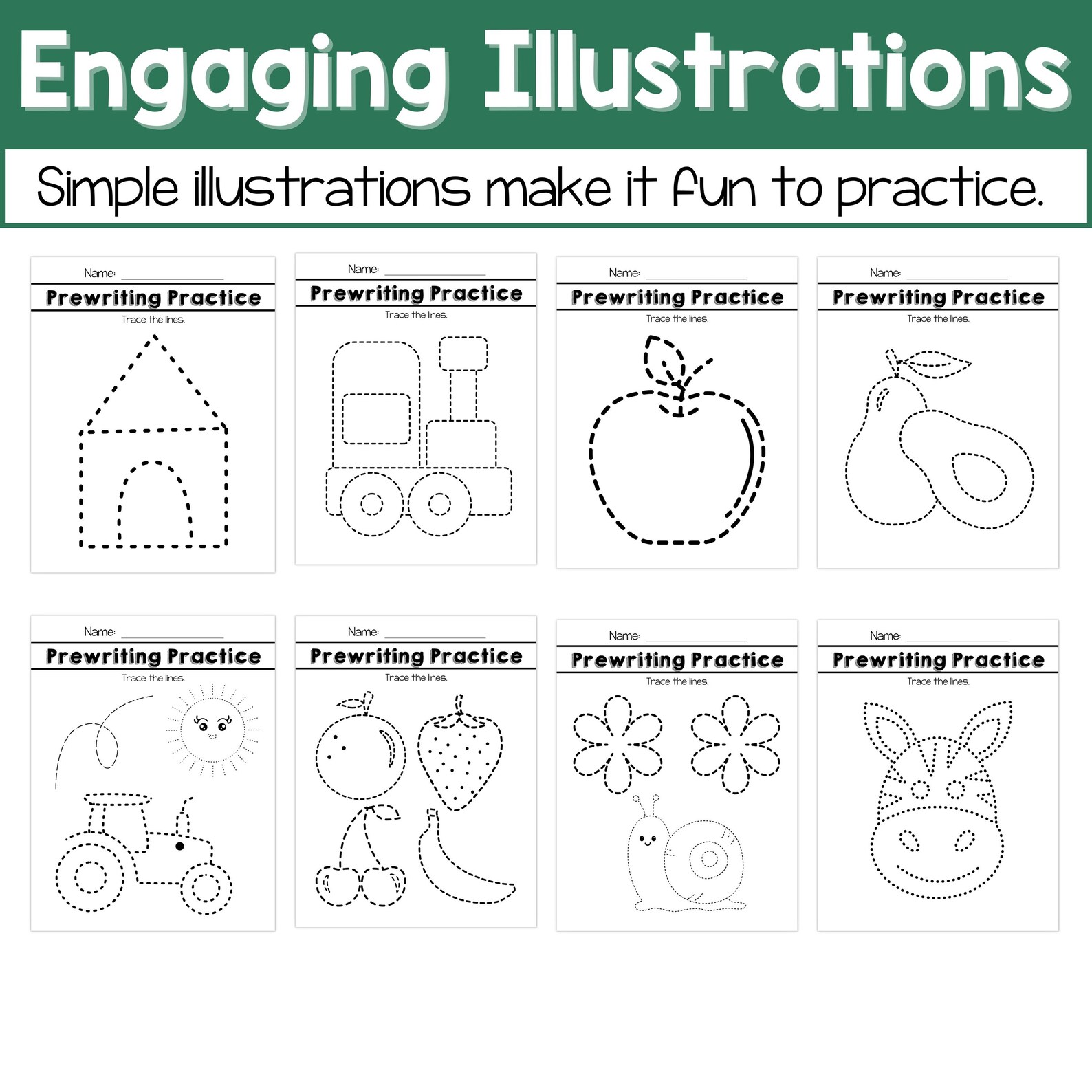 Line Tracing Letter Tracing Preschool ABC Alphabet Writing Toddler Busy ...