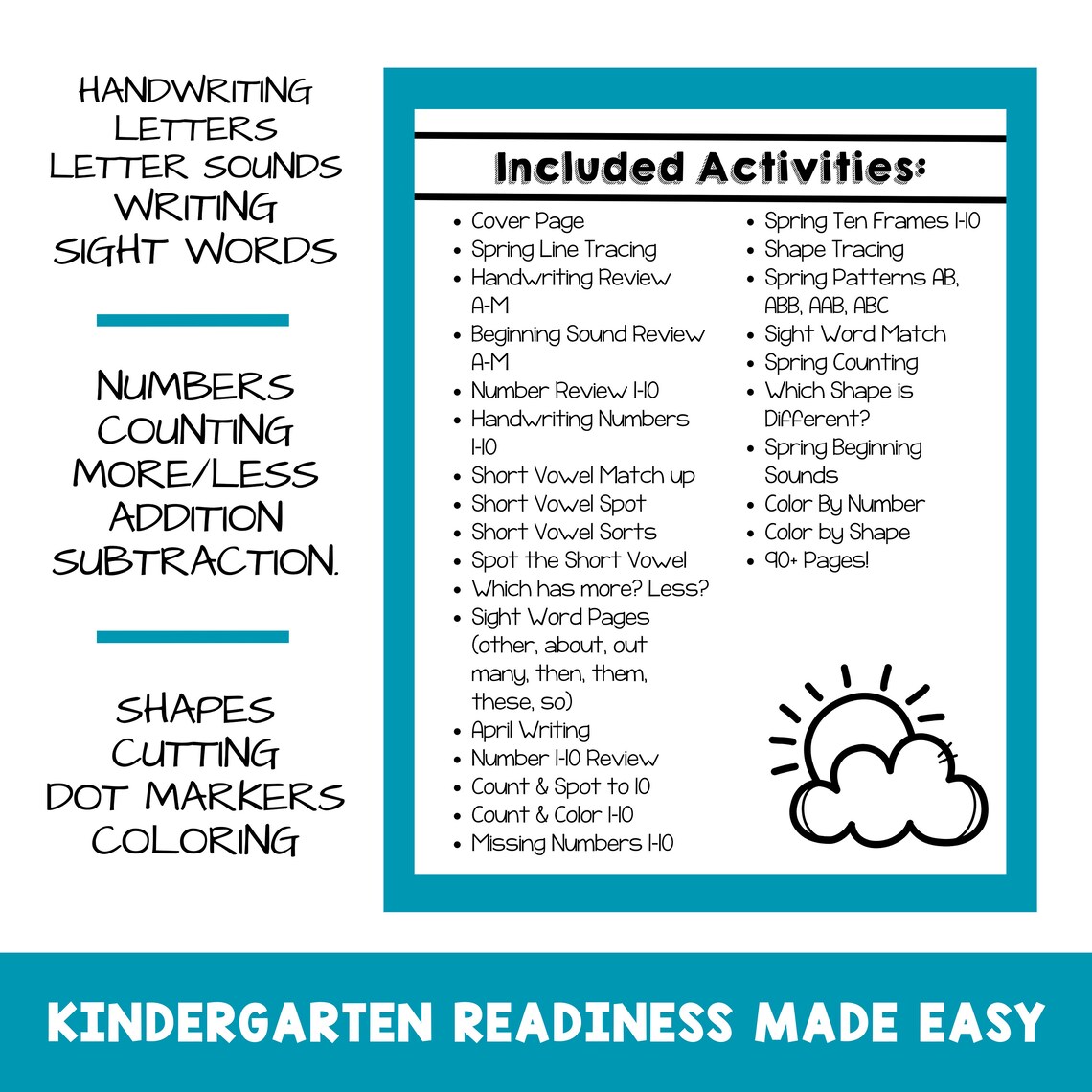April Pre-k Curriculum, Preschool Curriculum, April Learning Packet ...