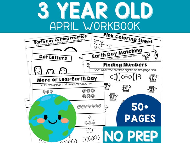Preschool April Packet Age 3, Preschool Curriculum, Pre-k Curriculum ...