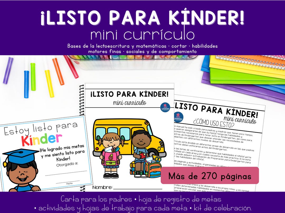 Spanish Preschool Worksheets: Kindergarten Readiness Summer Packet - Etsy