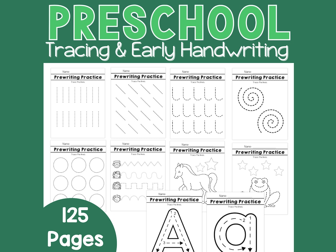 Line Tracing Letter Tracing Preschool ABC Alphabet Writing Toddler Busy ...