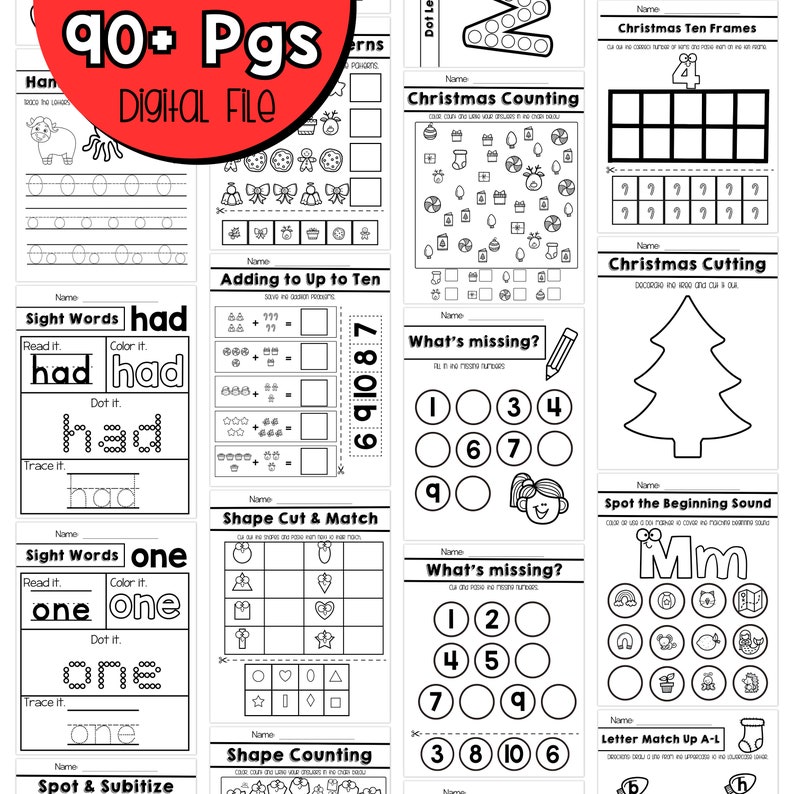 December Pre-k Curriculum Preschool Curriculum Christmas Learning ...