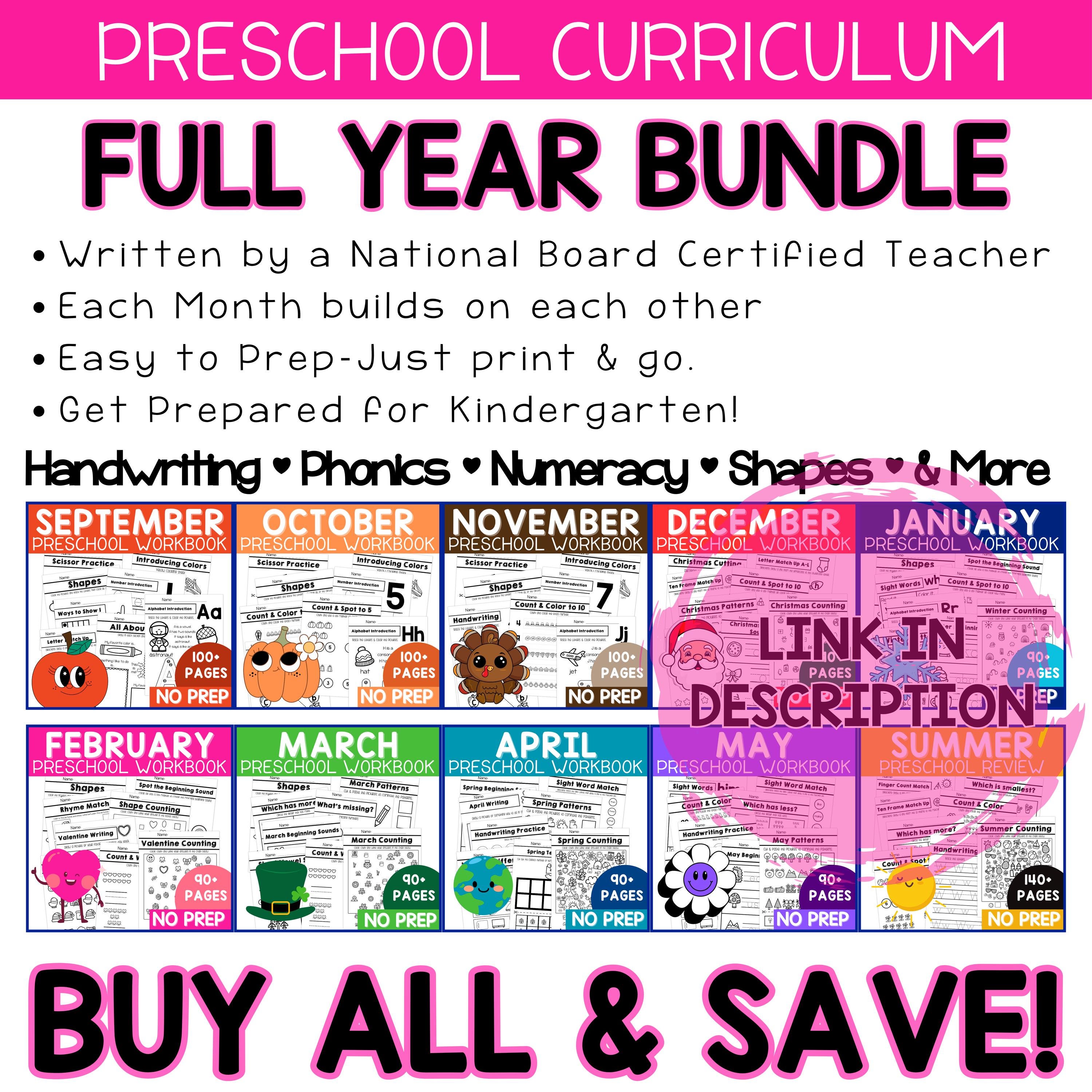 Winter Pre-k Curriculum Preschool Curriculum January Learning Binder ...
