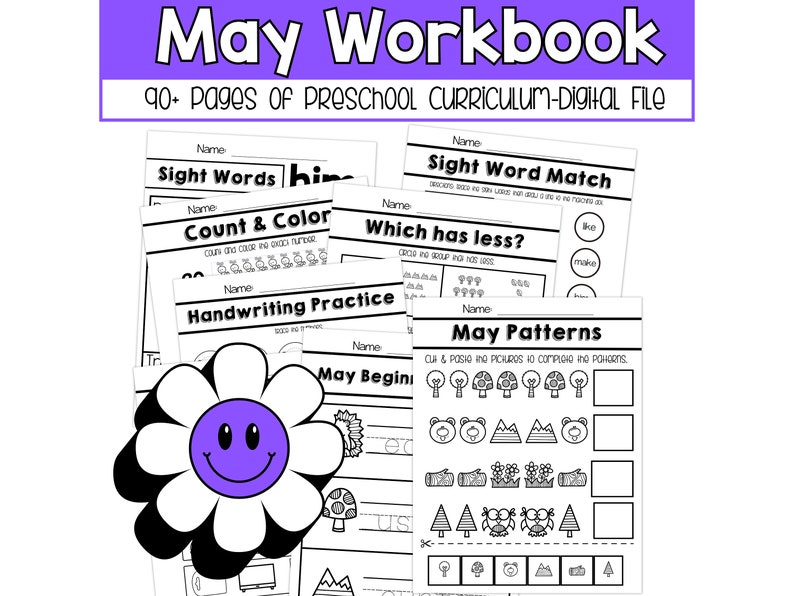 May Pre-k Curriculum, Preschool Curriculum, May Learning Packet ...