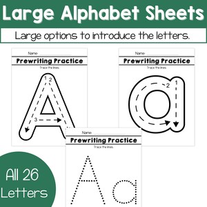Line Tracing Letter Tracing Preschool ABC Alphabet Writing Toddler Busy ...