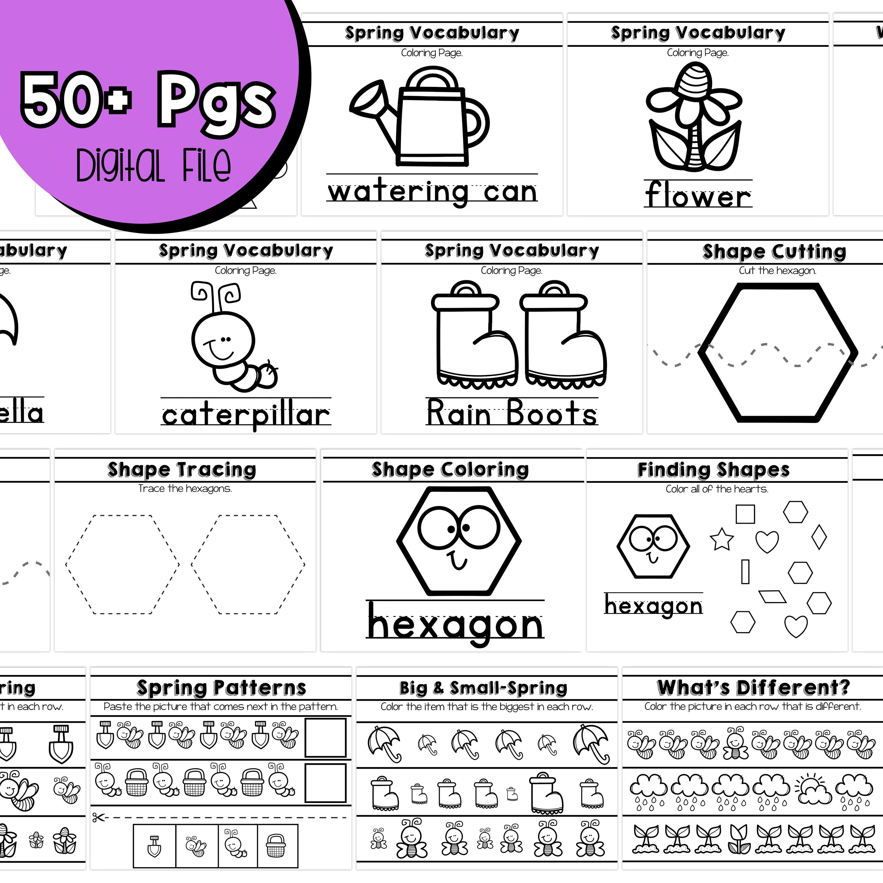 Preschool May Packet Age 3, Preschool Curriculum, Pre-k Curriculum ...
