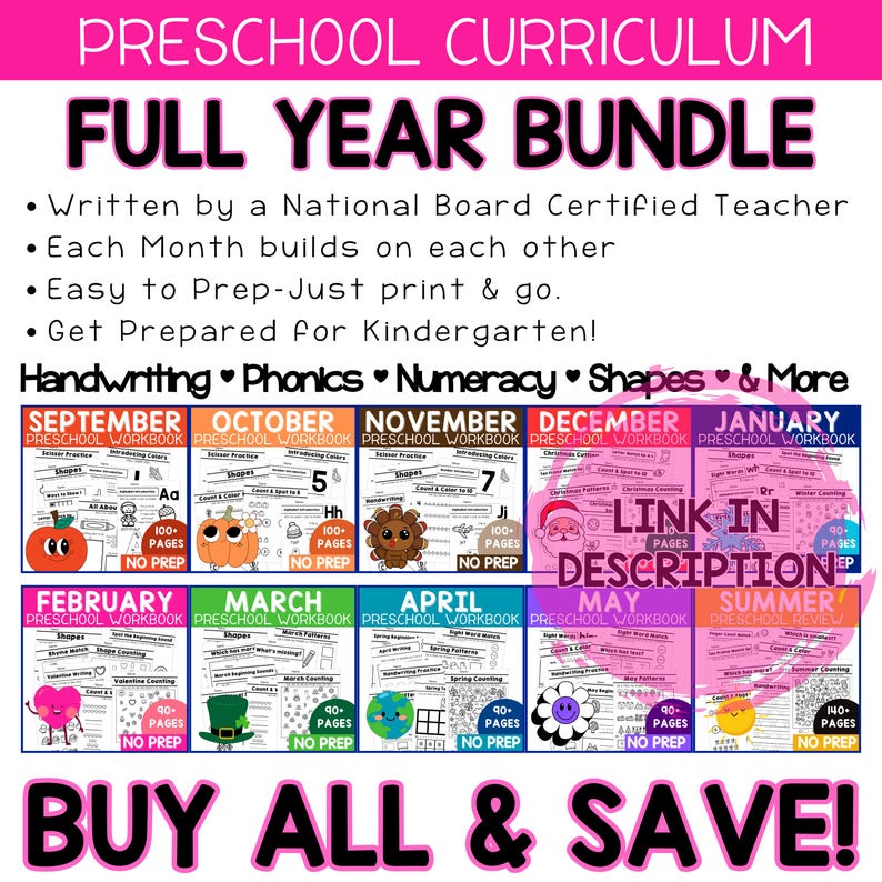 Preschool Thanksgiving Worksheets: Pre-k Turkey Activities No Prep ...