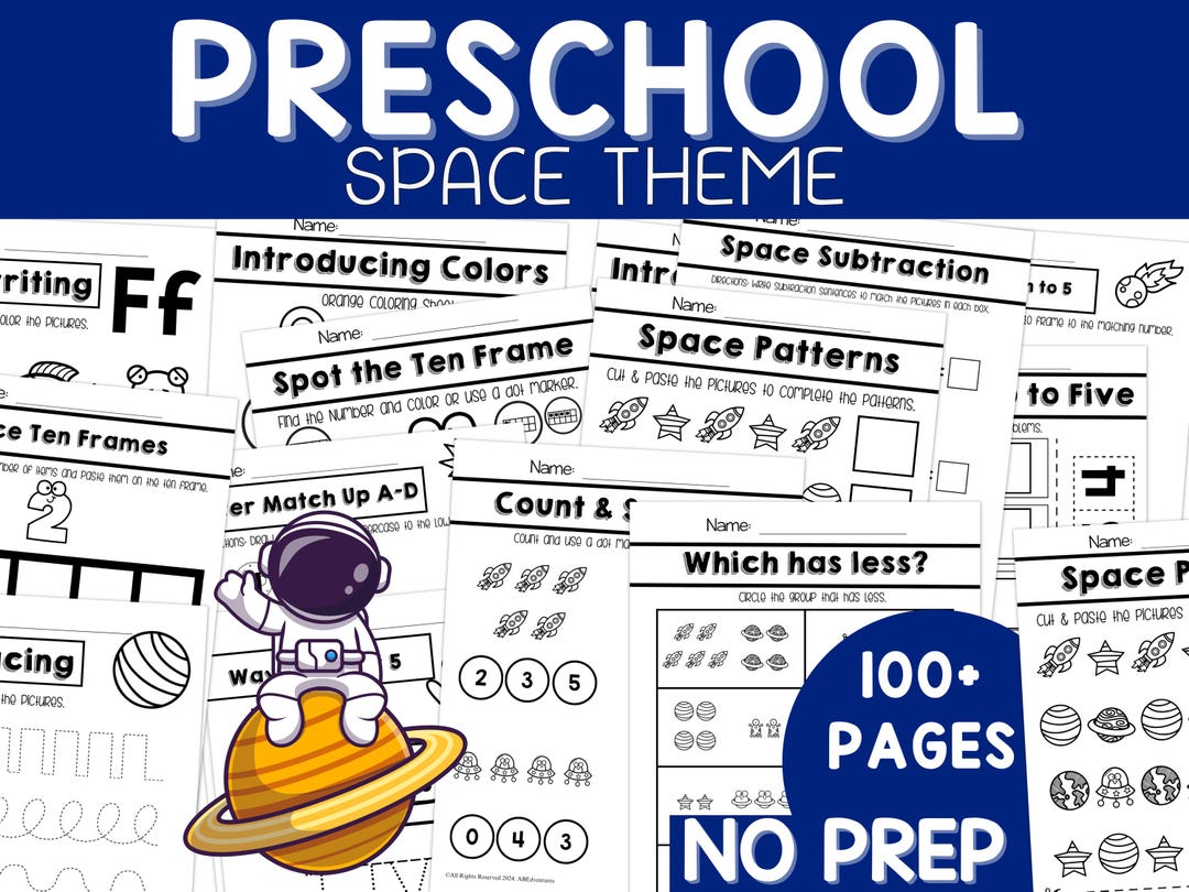 Space Pre-k Curriculum Outer Space Lessons Preschool Curriculum Outer ...