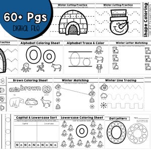 Preschool January Packet Age 3, Preschool Curriculum, Pre-k Curriculum ...