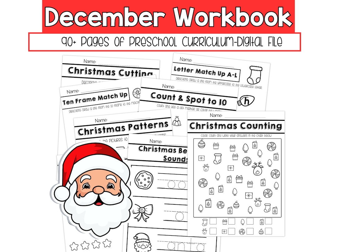 December Pre-k Curriculum Preschool Curriculum Christmas Learning ...