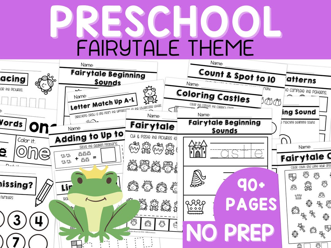 Fairytales Pre-k Curriculum Preschool Curriculum Princess Learning ...