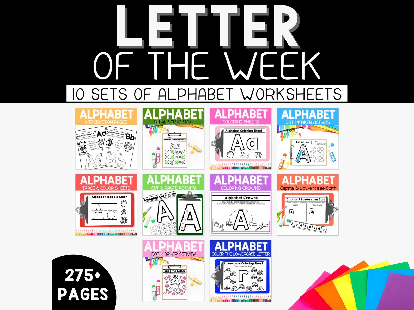 Letter of the Week Activity Bundle, Alphabet Letter of the Week ...