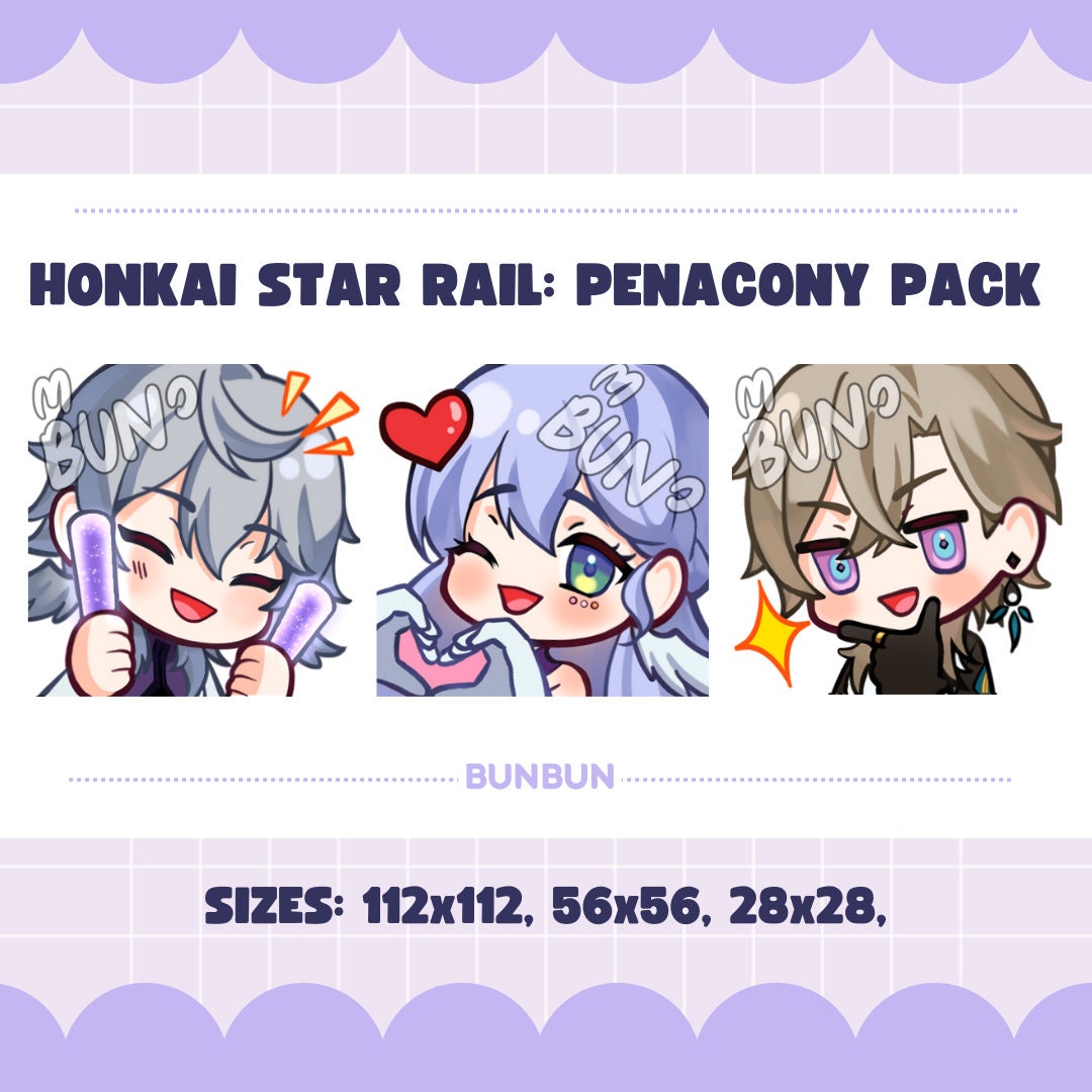 Honkai Star Rail: Penacony Emotes sunday Robin Aventurine Streamer ...