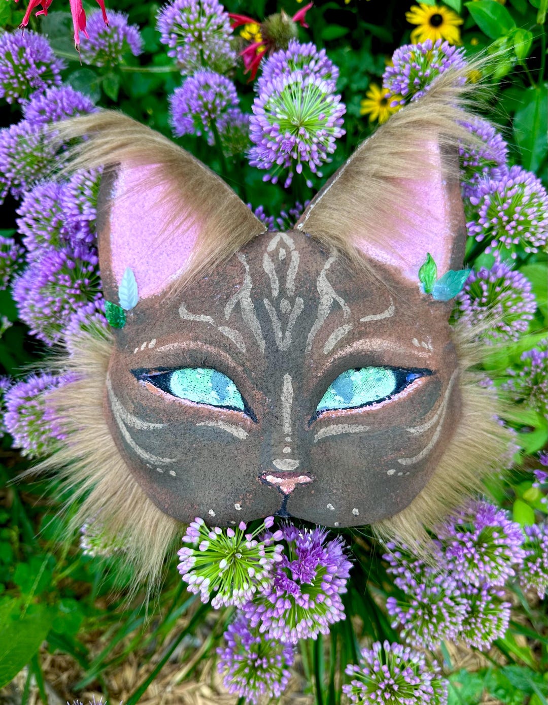 Therian Mask Brown Norwegian Forest Cat - Etsy