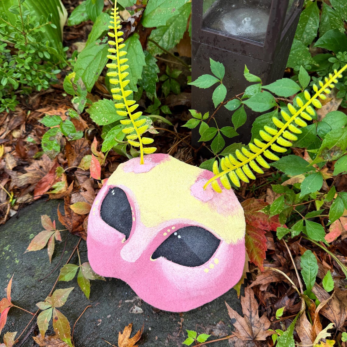 Therian Rosy Maple Moth Mask - Etsy