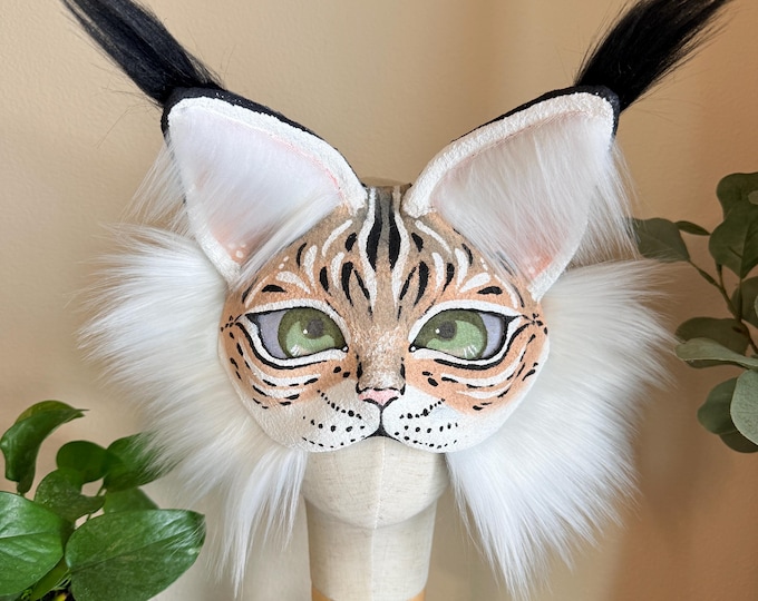 Therian Bobcat Mask - Etsy