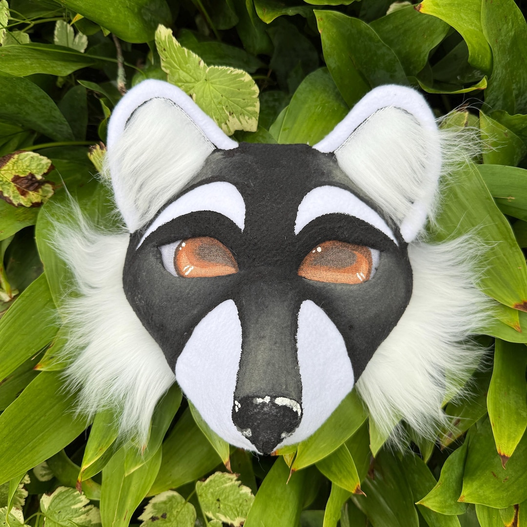 Therian Raccoon Mask - Etsy