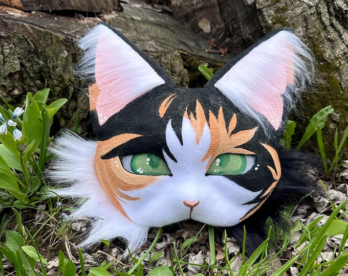 Therian Mask Calico Cat - Etsy