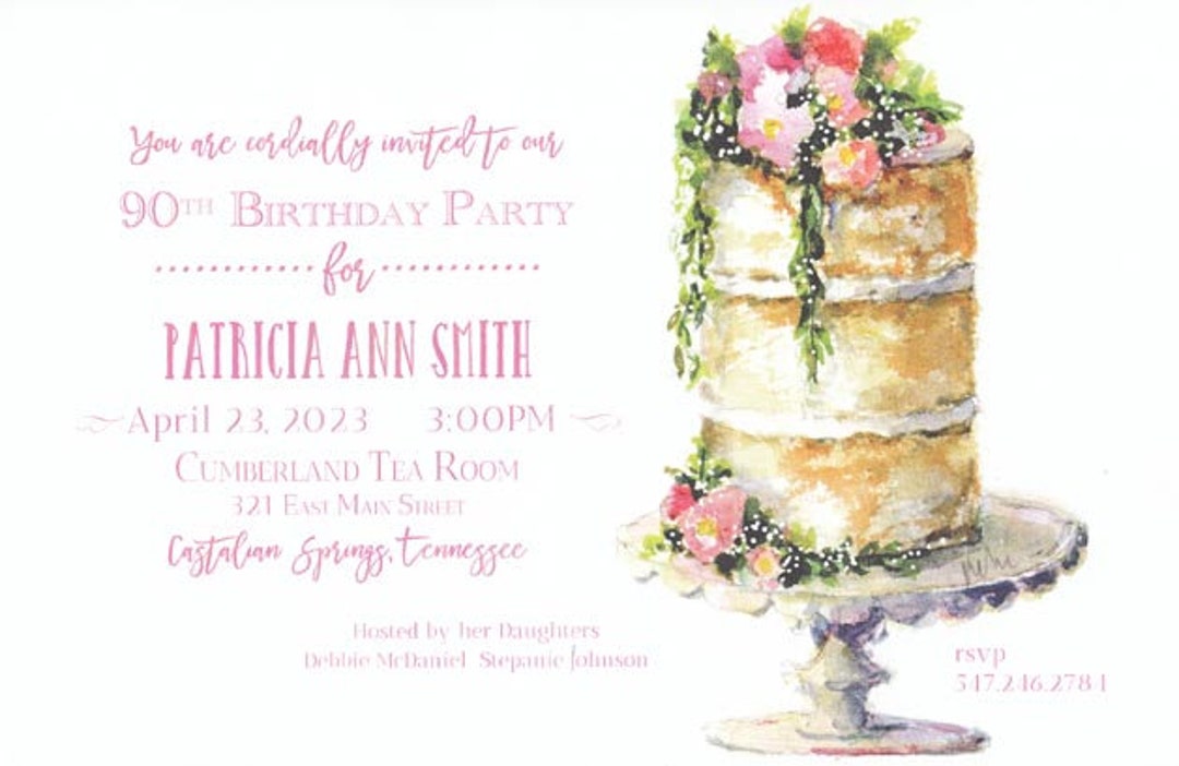 No Need for Icing (birthday Cake Invitation) Oddballs Invitation #3A408 ...