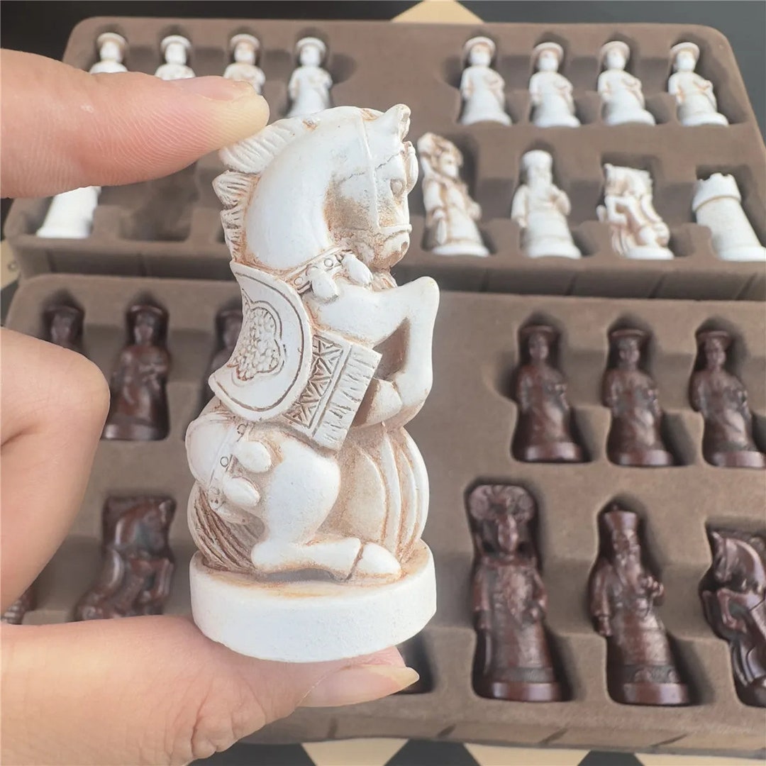 Antique Chinese Chess Sets Collection, Oriental Qing Style Chess ...