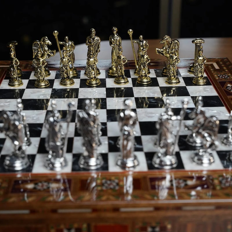 Greek Chess Set - Etsy