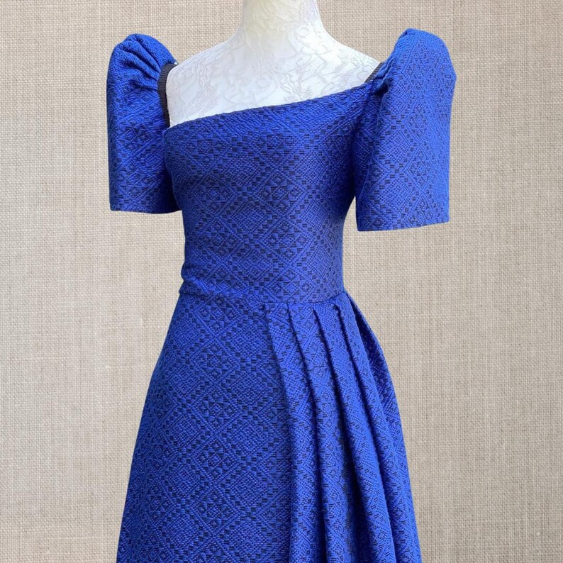 Filipiniana Venus Dress Detachable Sleeves Inabel Ilocos Fabric - Etsy UK
