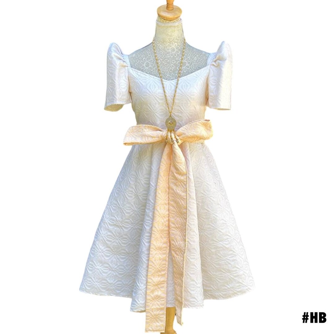 Filipiniana Dress Inabel Fabric - Etsy