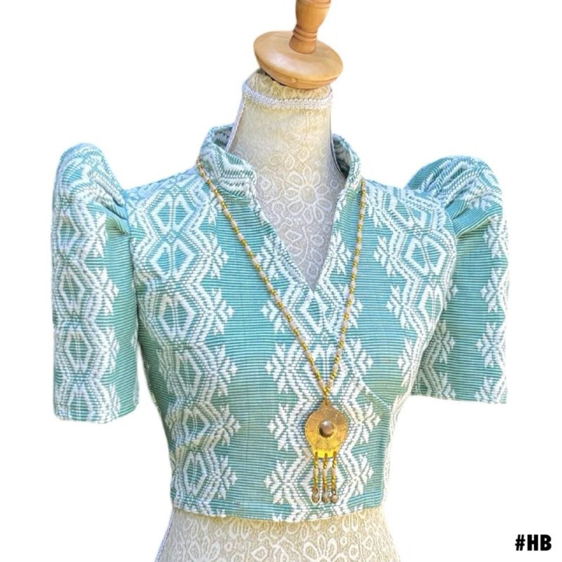 Filipiniana Bolero Crop Top in Inabel Fabric - Etsy