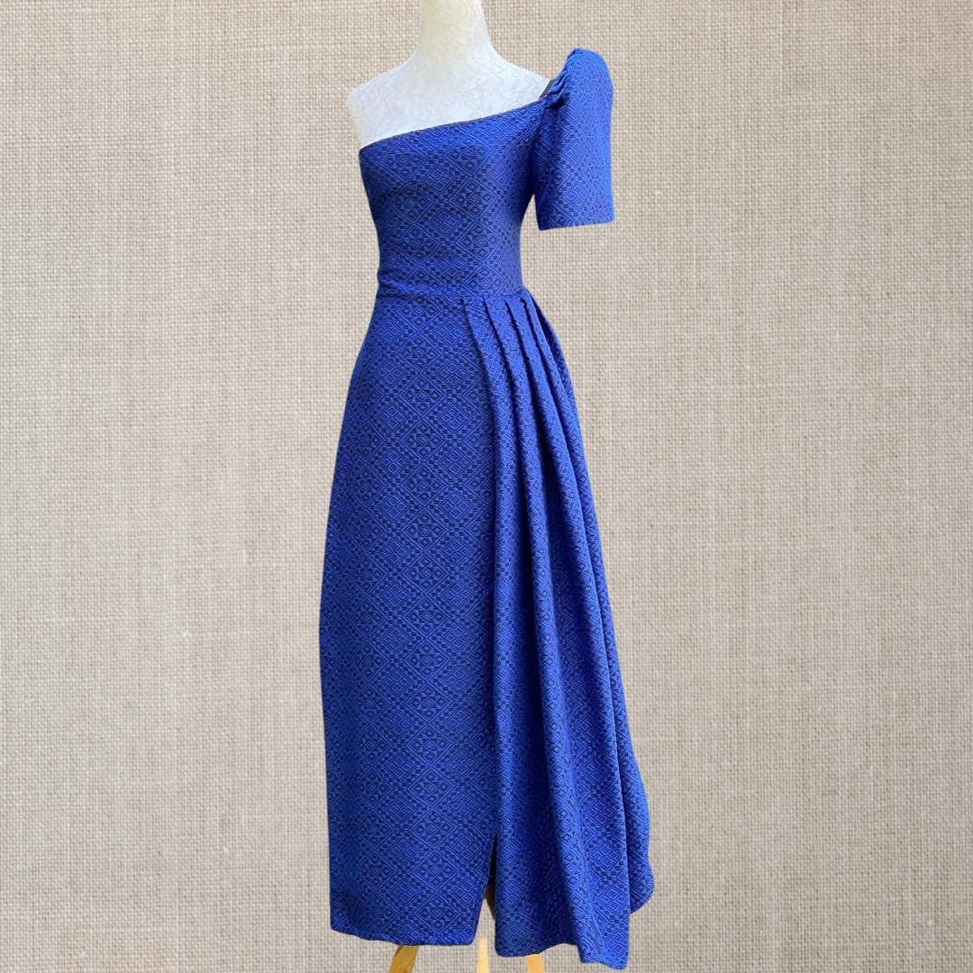 Filipiniana Venus Dress Detachable Sleeves Inabel Ilocos Fabric - Etsy UK